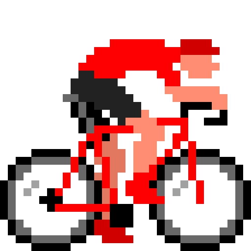 Road Cycling Pixel Sticker for iOS & Android | GIPHY