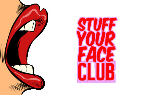 Stuff Your Face Sticker by srulymeyer for iOS & Android | GIPHY