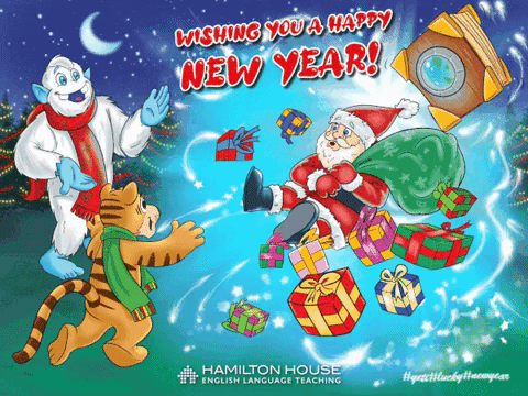 Yeti Lucky Christmas Newyear Happy Christmas Gifts Gif GIF by Hamilton ...