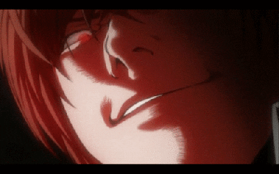 Light Yagami Smile Gif