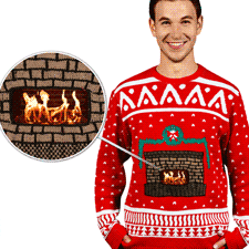 Christmas Ugly Sweater GIF by Daily Mail Online - Find & Share on GIPHY