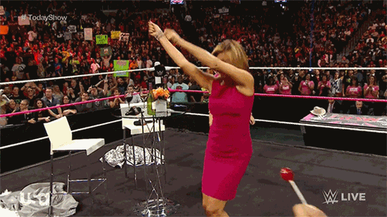 Hoda Kotb Wrestling Find And Share On Giphy