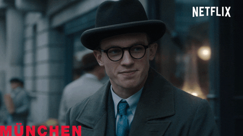 George Mackay Smile GIF by NETFLIX - Find & Share on GIPHY