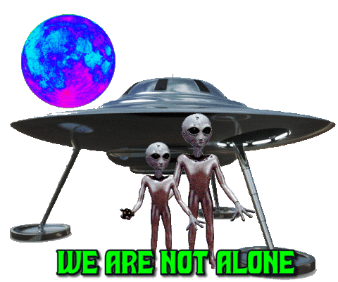 Alien Outer Space Sticker for iOS & Android | GIPHY