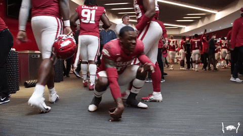 Celebrate College Football GIF by Arkansas Razorbacks - Find & Share on ...