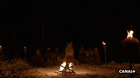 Scared Fire GIF by CANAL+ - Find & Share on GIPHY