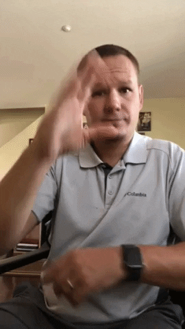 Asl Hello GIF by CSDRMS - Find & Share on GIPHY