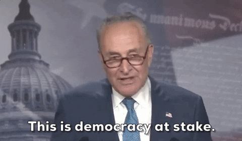 Chuck Schumer GIF by GIPHY News - Find & Share on GIPHY