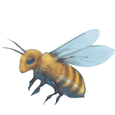 Flowers Bee Sticker by Apivita for iOS & Android | GIPHY