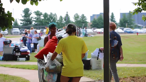 College Moving GIF by Western Illinois University - Find & Share on GIPHY