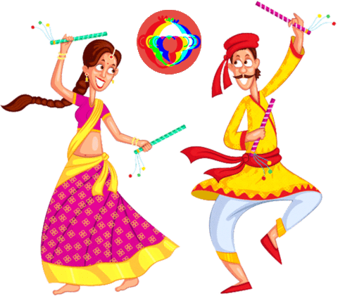 Party Garba Sticker by Highape for iOS & Android | GIPHY