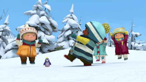 Cartoon Snow GIF by minika - Find & Share on GIPHY