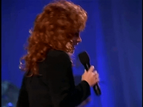 Starting Over Again Singing GIF by Reba McEntire - Find & Share on GIPHY