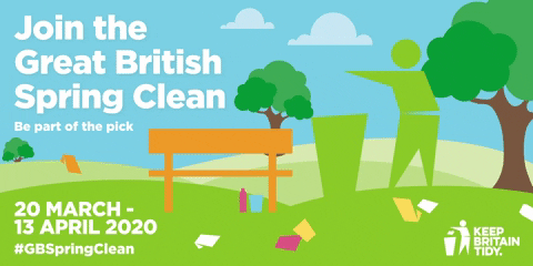 Environment Gbspringclean GIF by Keep Britain Tidy - Find & Share on GIPHY