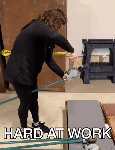 Working Hard Under Construction GIF by Obviouslee - Find & Share on GIPHY