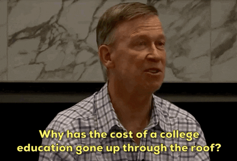John Hickenlooper College Affordability GIF by Election 2020 - Find ...