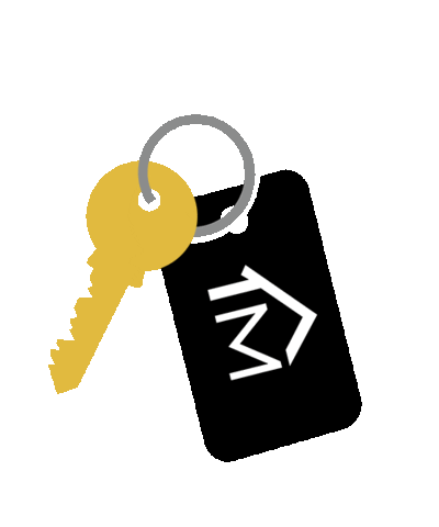 Welcome Home Keys Sticker by Millan Enterprises for iOS & Android | GIPHY