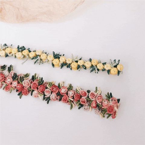 Flowers Embroidery GIF by Kudamono - Find & Share on GIPHY