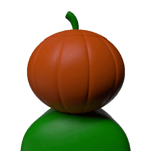 Halloween Pumkin Sticker by Joseph Lattimer for iOS & Android | GIPHY