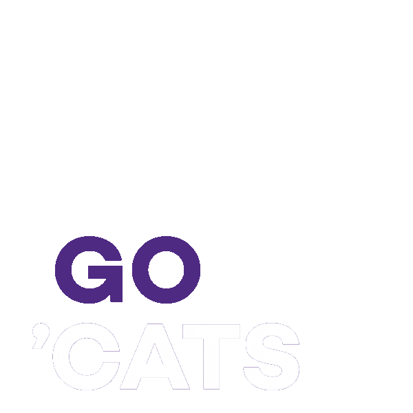Go Cats Sticker by Northwestern University for iOS & Android | GIPHY