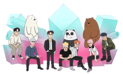 Monsta X Animation Sticker by Cartoon Network Asia for iOS & Android ...