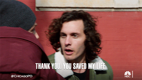 You Saved My Life GIF by One Chicago - Find & Share on GIPHY
