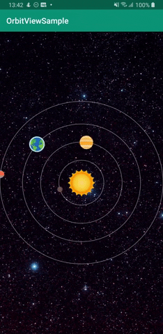 GitHub - desamtralized/orbitview: Android custom View to create ...