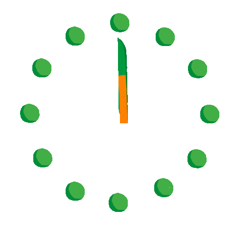 Clock Rotation Sticker by Lazy Vegan for iOS & Android | GIPHY