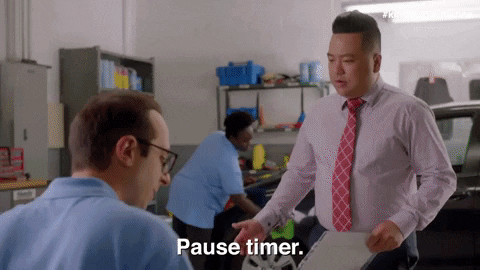 Break Time Hello GIF by Kim's Convenience - Find & Share on GIPHY