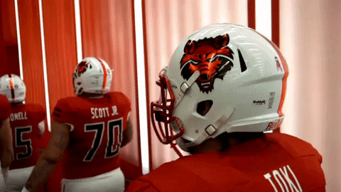 Red Wolves Astate GIF by Arkansas State Athletics - Find & Share on GIPHY