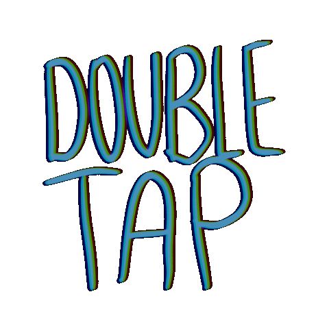 Double Tap Words Sticker for iOS & Android | GIPHY