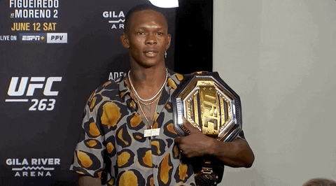 Israel Adesanya Thumbs Up GIF by UFC - Find & Share on GIPHY