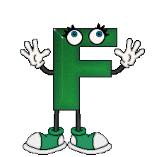 F Letter Animation