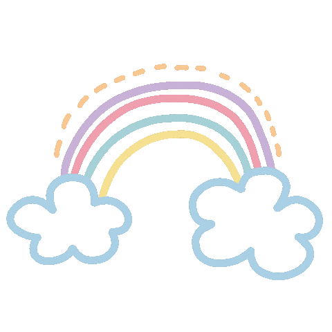 Rainbow Pastel Sticker for iOS & Android | GIPHY
