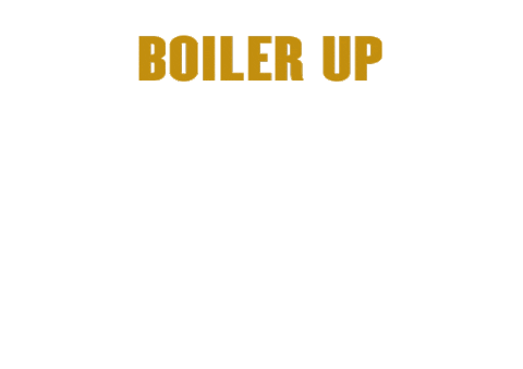 Boiler Up Sticker by Purdue Office of Admissions for iOS & Android | GIPHY