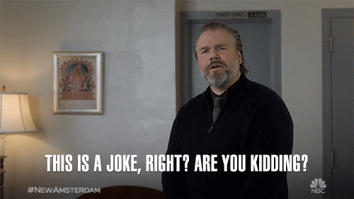 This Is A Joke GIF by New Amsterdam - Find & Share on GIPHY