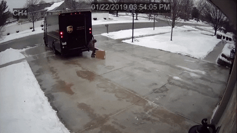UPS driver vs. Iced over driveway | O-T Lounge