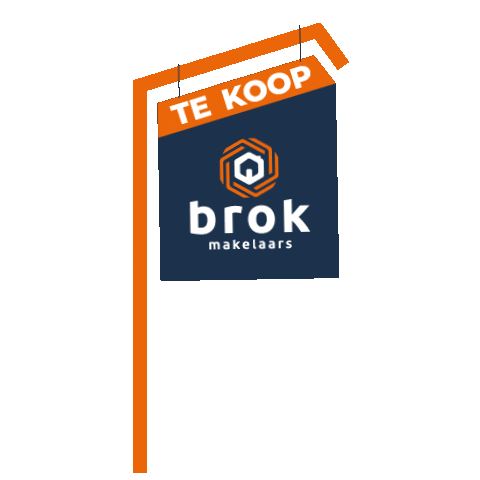 Huis Te Koop Sticker by Brok Makelaars for iOS & Android | GIPHY