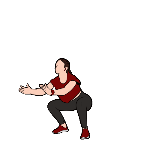 Exercise Squat Sticker by Mike_Graduate_Fitness for iOS & Android | GIPHY