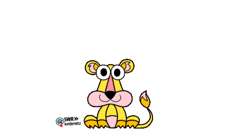 Lion Lowe Sticker by SWR Kindernetz for iOS & Android | GIPHY