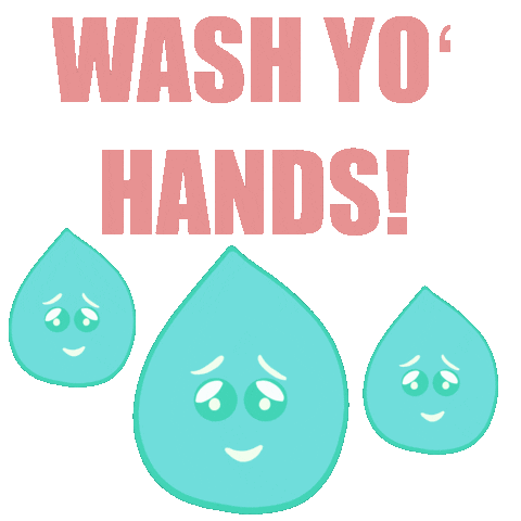 Wash Your Hands Handwash Sticker by Design Jord for iOS & Android | GIPHY