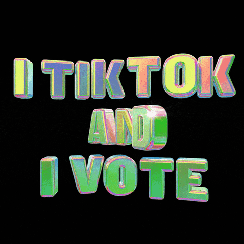 Register To Vote Tik Tok GIF by INTO ACTION - Find & Share on GIPHY