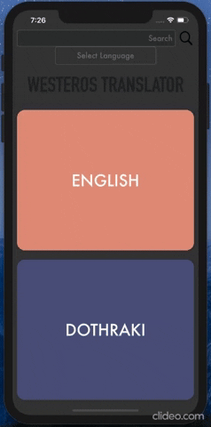 GitHub - raymanan11/WesterosTranslator: Learn to speak in Valyrian and Dothraki with this Swift ...