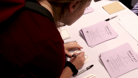 Job Writing GIF by Manhattan College - Find & Share on GIPHY