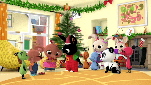 Christmas Hug GIF by Bing Bunny - Find & Share on GIPHY