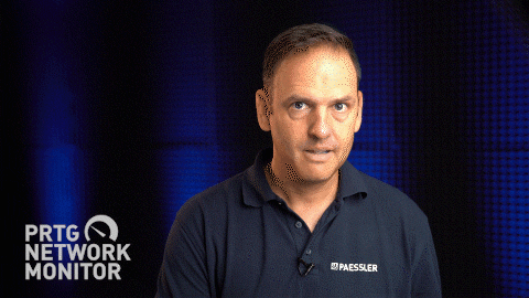 In Your Face Boom GIF by PRTG - Find & Share on GIPHY