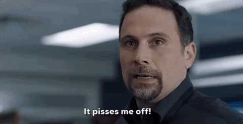 Angry Cbs GIF by Wolf Entertainment - Find & Share on GIPHY