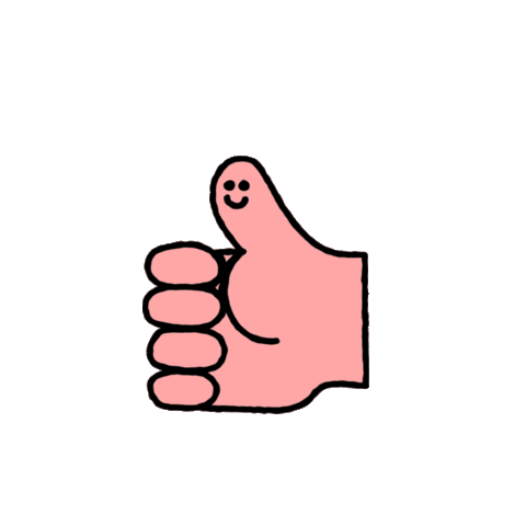 Thumbs Up Sticker by Jasper Van Gestel for iOS & Android | GIPHY