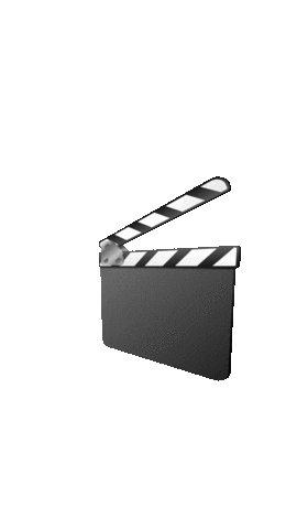 Cinema Clap Sticker by SionaraVideo for iOS & Android | GIPHY