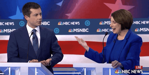 Democratic Debate Msnbc GIF by GIPHY News - Find & Share on GIPHY